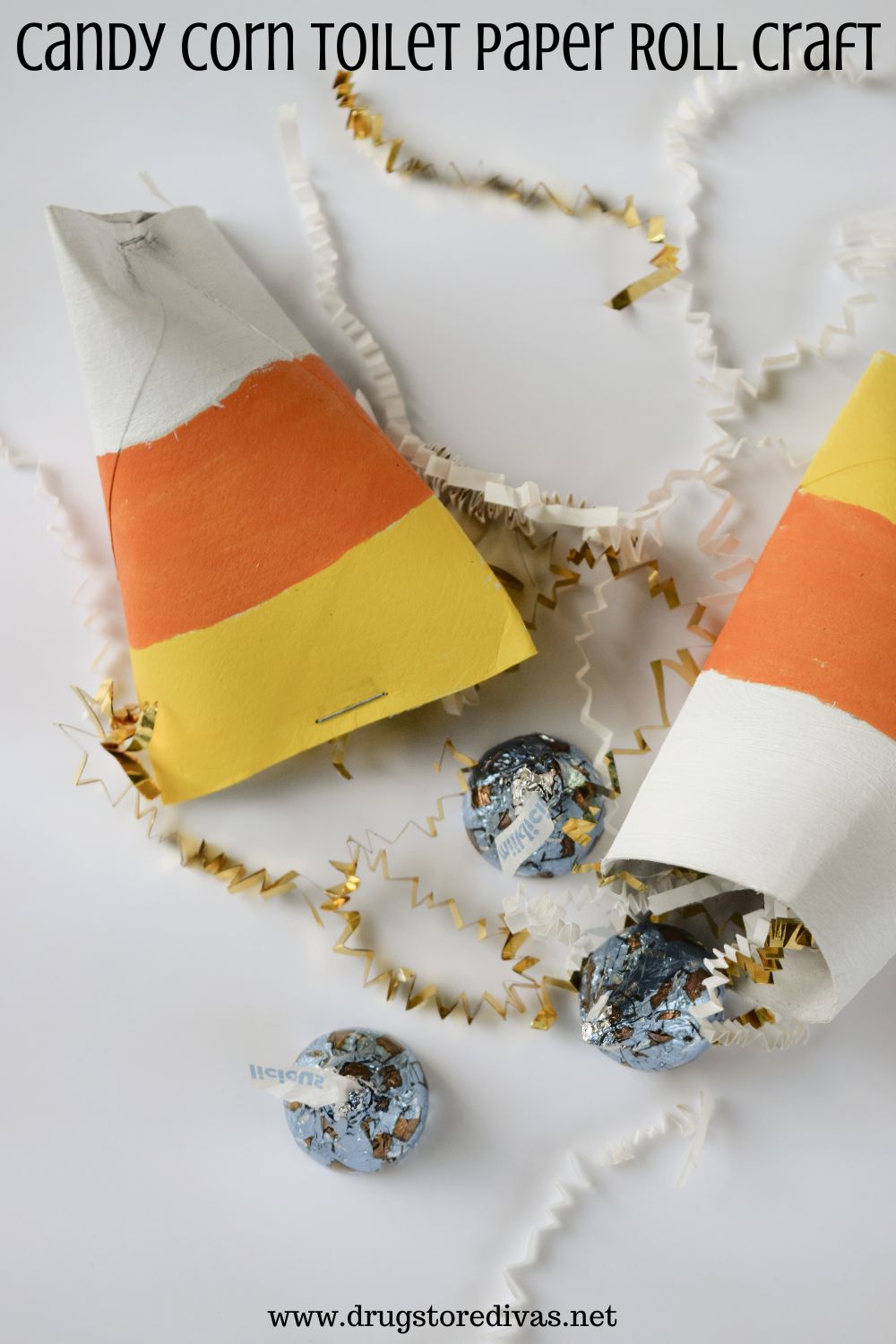 Candy Corn Toilet Paper Roll Craft | Drugstore Divas