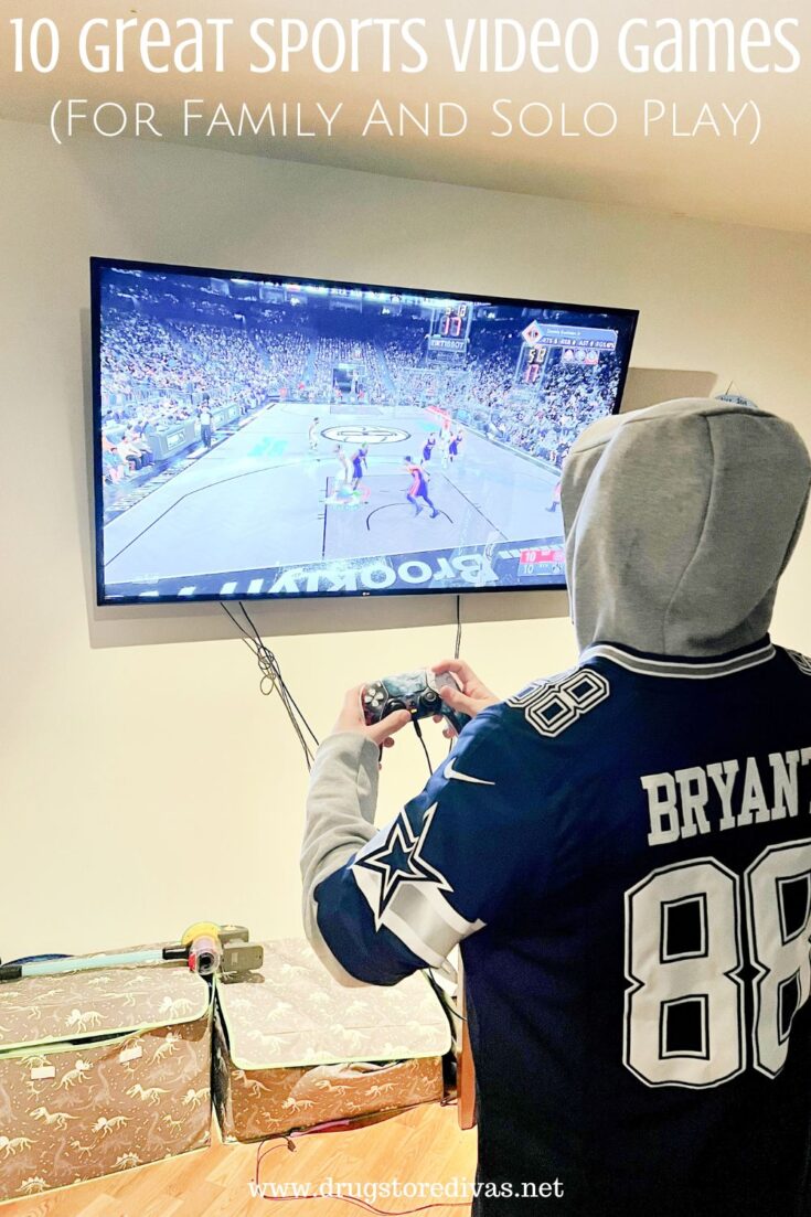10 Great Sports Video Games (For family and solo play) | Drugstore Divas