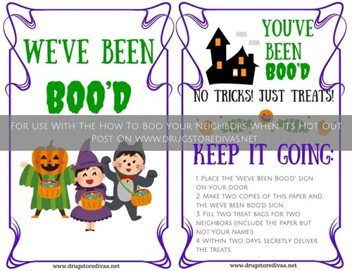 How To Boo Your Neighbors When It's Hot Out | Drugstore Divas