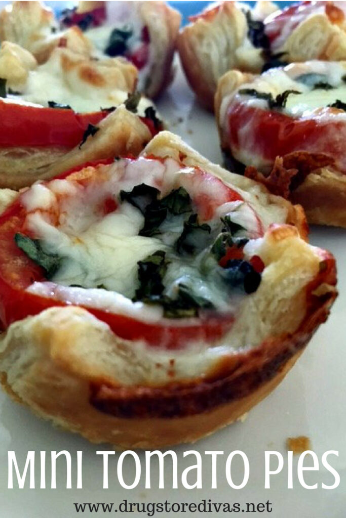 Mini Tomato Pies Recipe | Drugstore Divas
