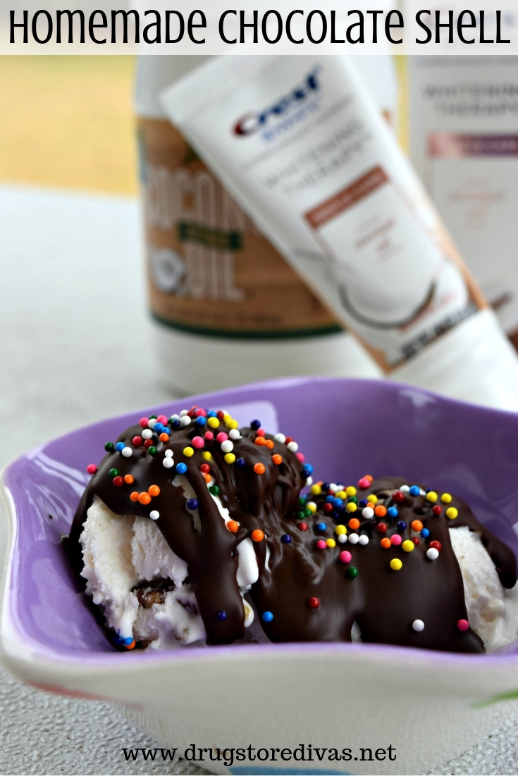 Homemade Chocolate Shell Recipe | Drugstore Divas