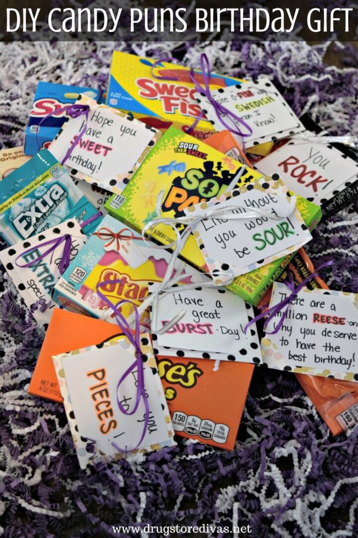 DIY Lollipop Tower Birthday Gift | Drugstore Divas