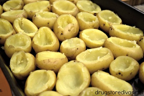 Loaded Poutine Twice Baked Potatoes Recipe | Drugstore Divas