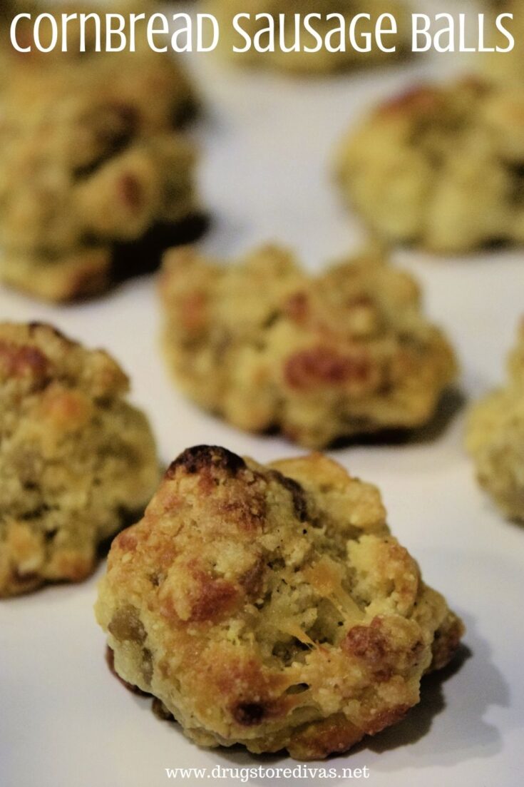 Cornbread Sausage Balls Recipe | Drugstore Divas