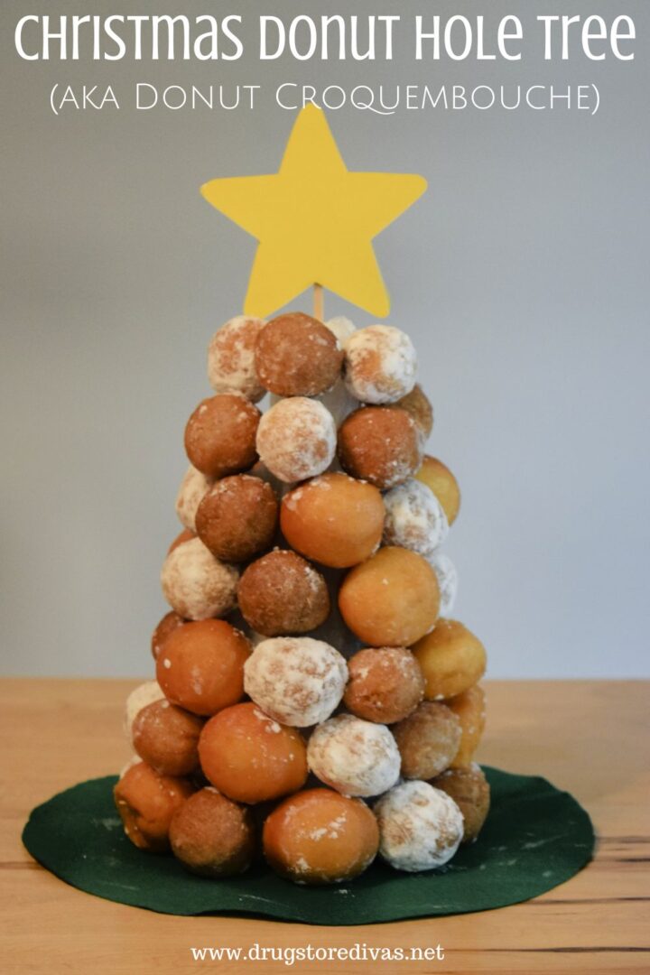 Christmas Donut Hole Tree Tutorial (aka Donut Croquembouche ...