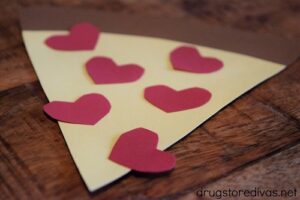 DIY You Have A Pizza My Heart Valentine's Day Card | Drugstore Divas