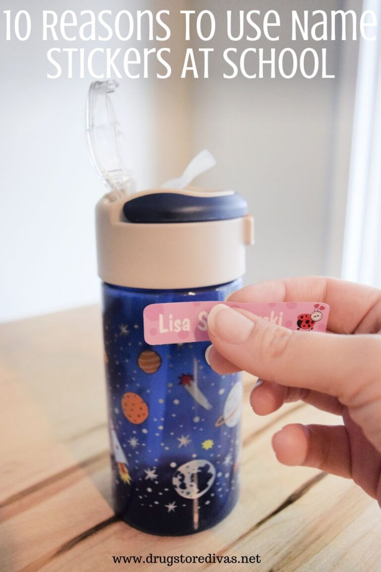 10 Reasons To Use Name Stickers At School | Drugstore Divas