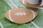 DIY Cork Football Coasters | Drugstore Divas