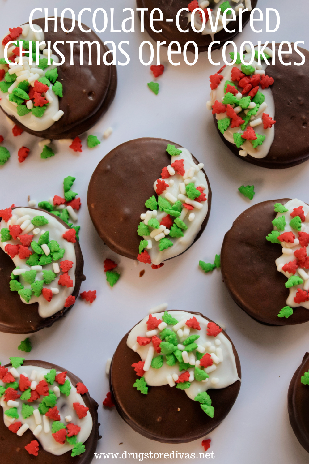 Chocolate-Covered Christmas Oreo Cookies Recipe | Drugstore Divas