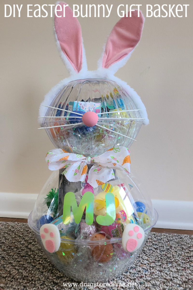 DIY Easter Bunny Gift Basket | Drugstore Divas